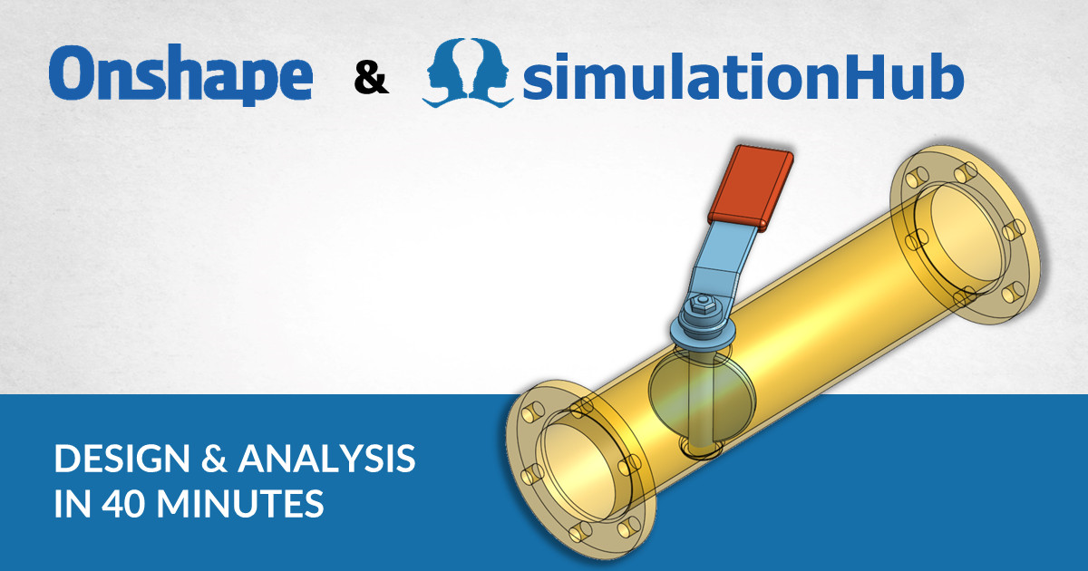 Design and CFD simulation of butterfly valve in 40 minutes - Onshape ...